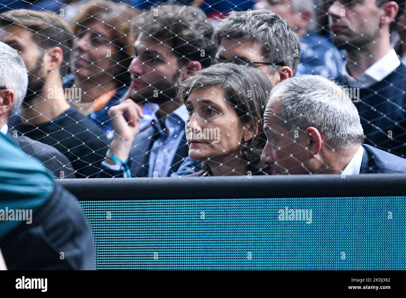 Amelie Oudea-Castera during the final of the Rolex Paris Masters, ATP ...