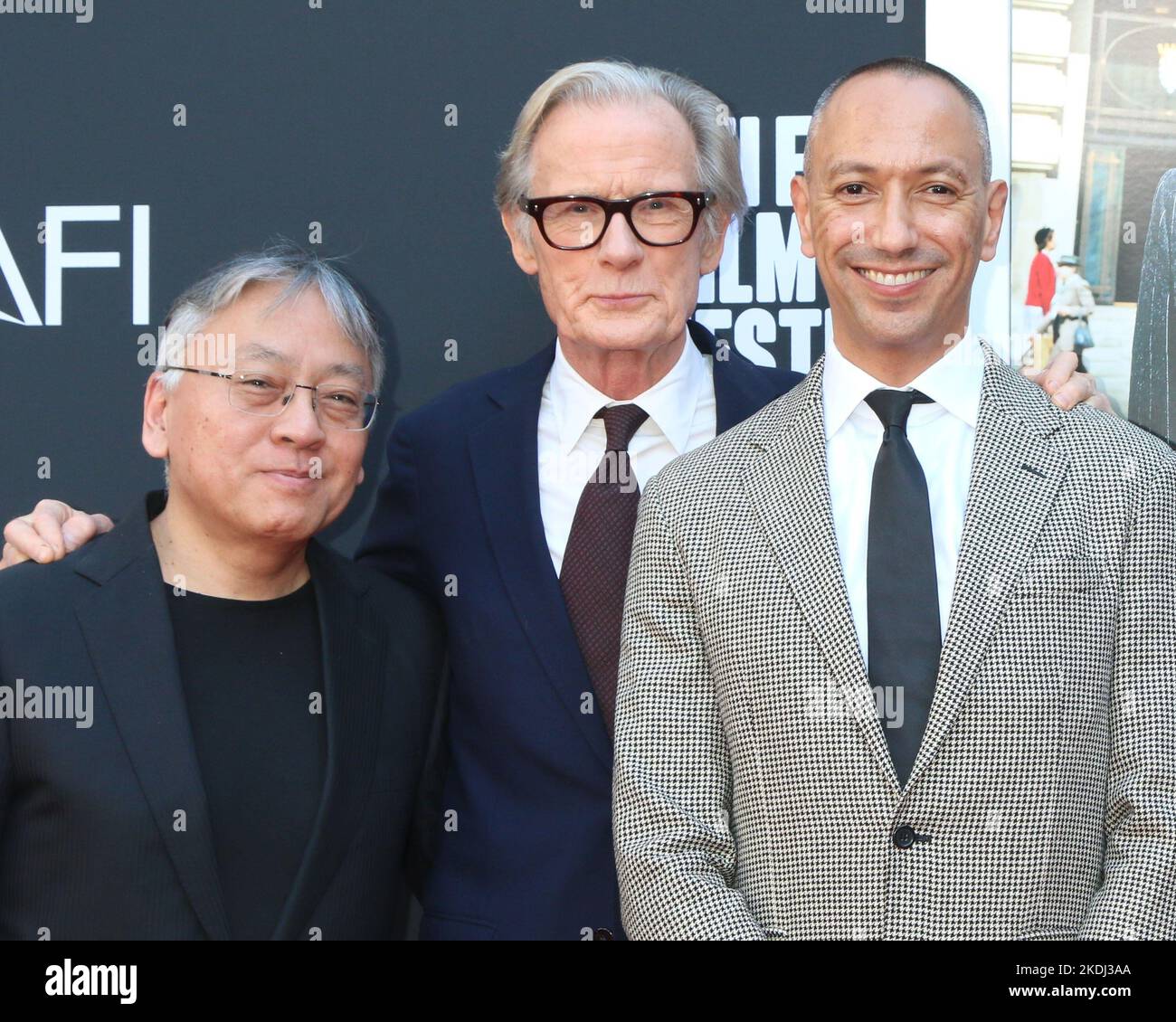 Los Angeles, CA. 6th Nov, 2022. Kazuo Ishiguro, Bill Nighy, Oliver ...