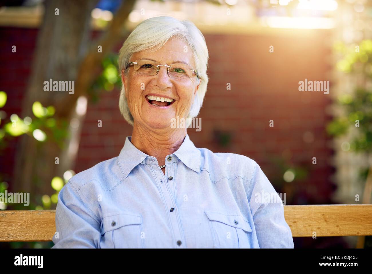 Im in the happiest phase of my life. Portrait of a happy senior woman ...