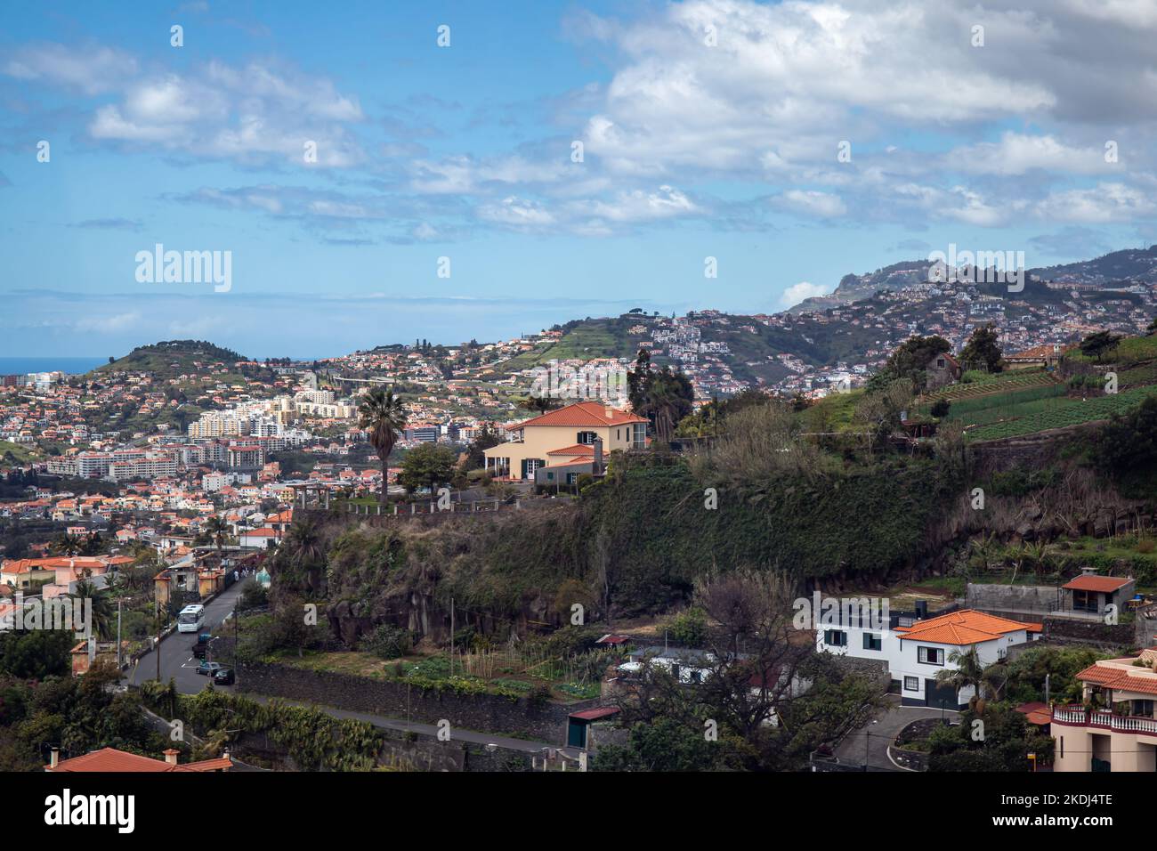Funchal capital city on Madeira island Stock Photo - Alamy
