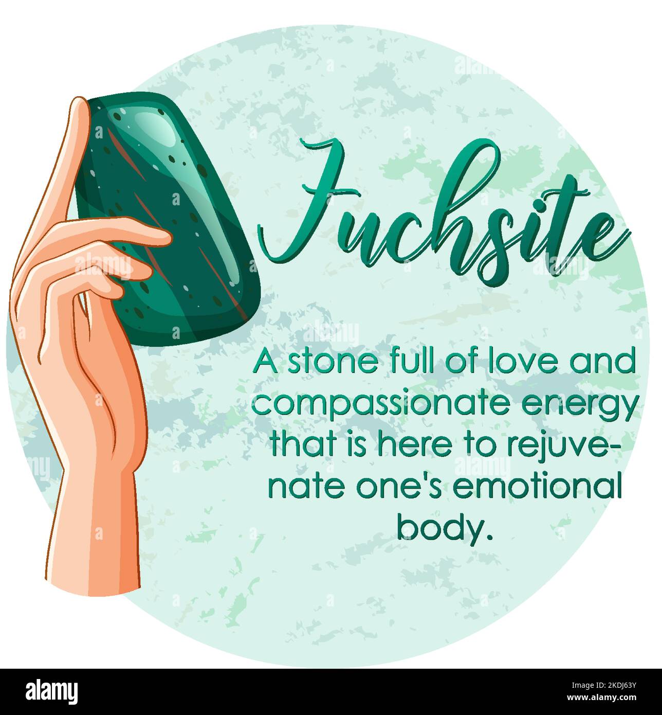 Fuchsite stone with text illustration Stock Vector Image & Art - Alamy