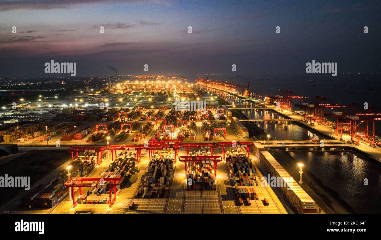 SUZHOU, CHINA - NOVEMBER 5, 2022 - An aerial photo shows the ...