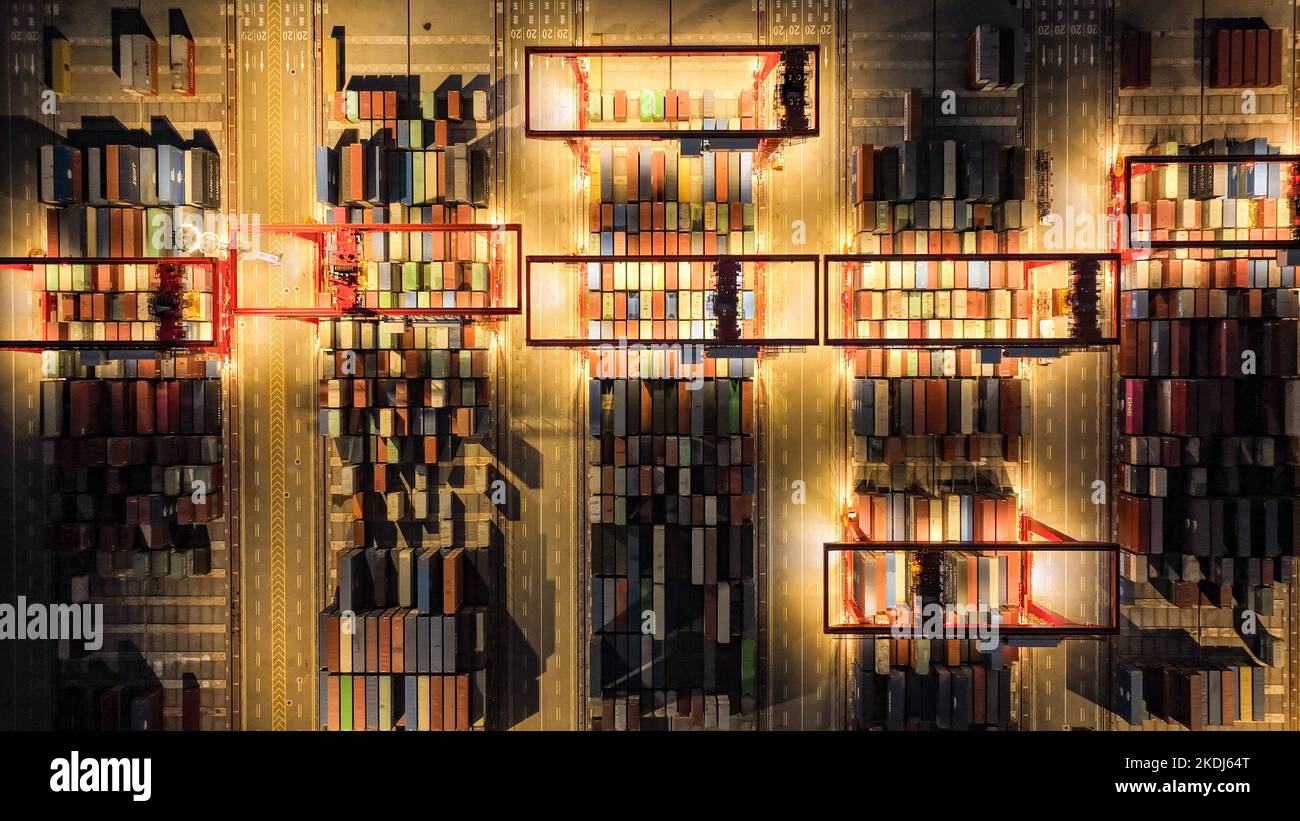 SUZHOU, CHINA - NOVEMBER 5, 2022 - An aerial photo shows the ...