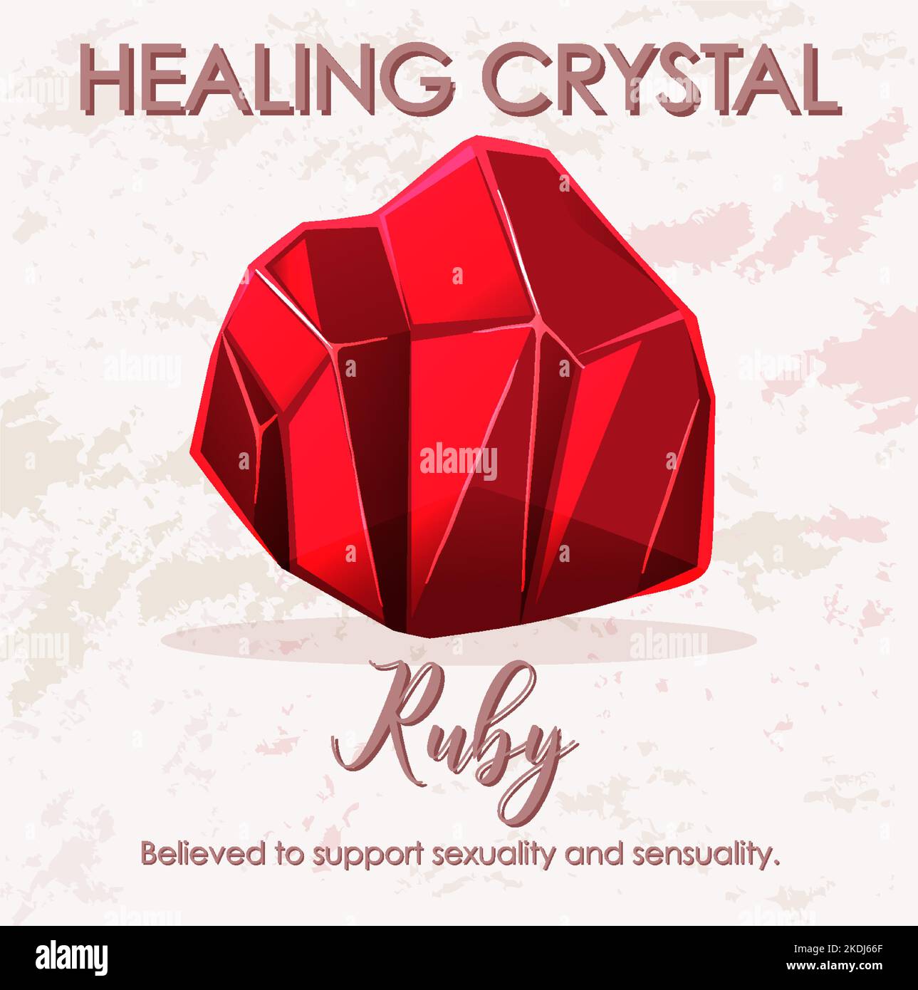 Ruby gemstone with text illustration Stock Vector Image & Art - Alamy