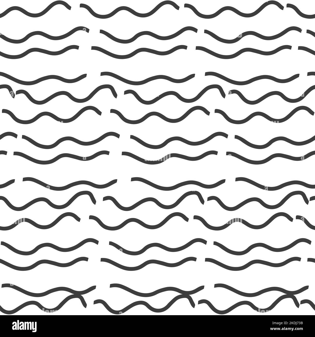 Abstract vector seamless pattern. Black lines texture background Stock ...