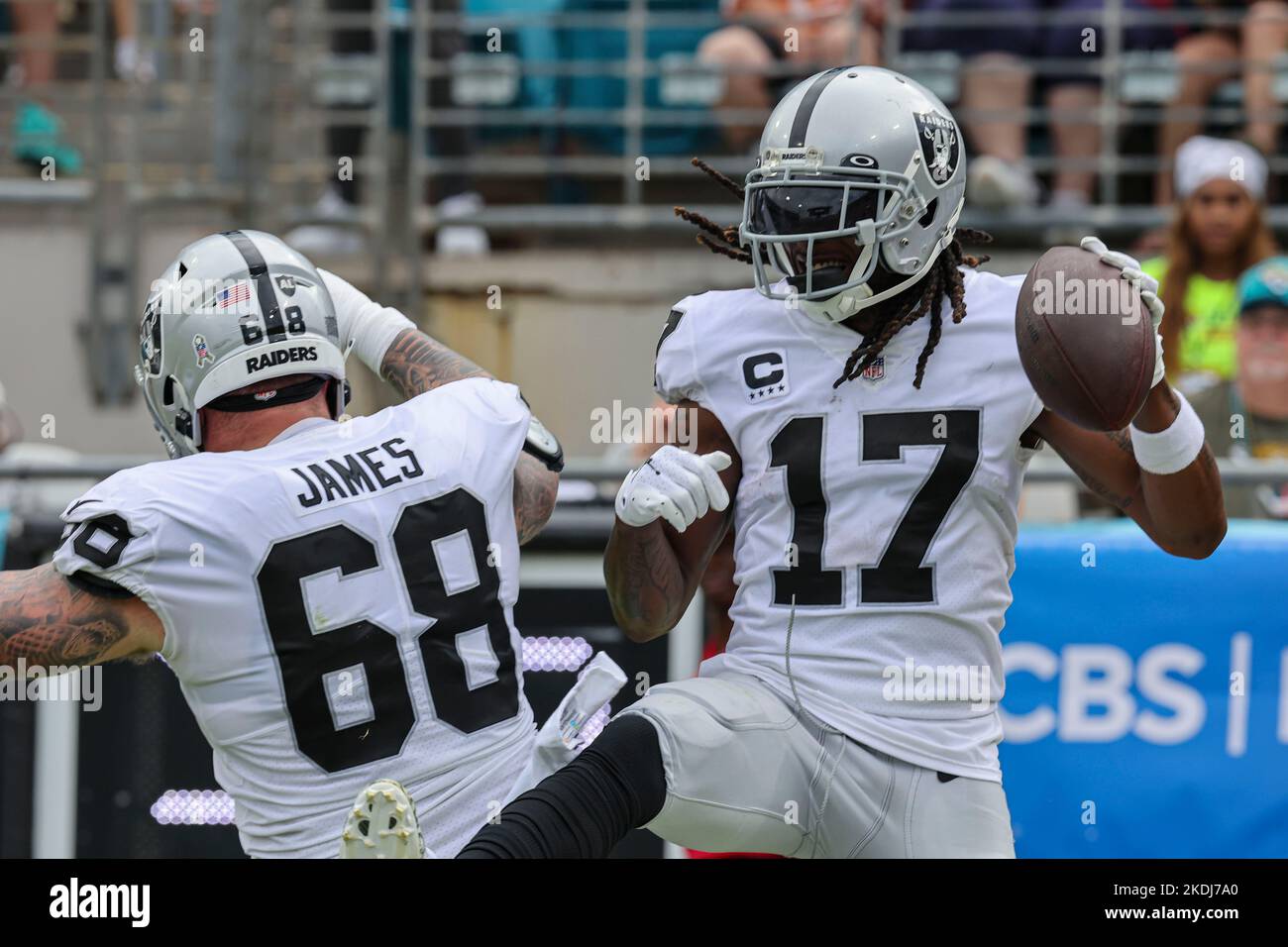 Saturday, November 6, 2022; Jacksonville, FL USA; Las Vegas Raiders ... Saturday, November 6, 2022; Jacksonville, FL USA; Las Vegas Raiders ...