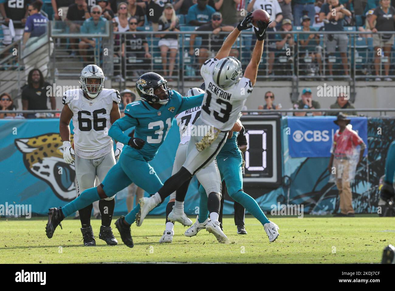 Saturday, November 6, 2022; Jacksonville, FL USA; Las Vegas Raiders ...