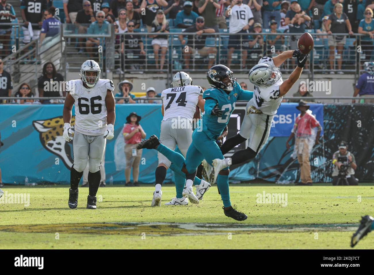 Saturday, November 6, 2022; Jacksonville, FL USA; Las Vegas Raiders ...