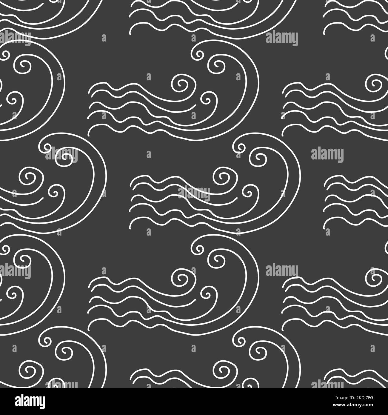 Abstract vector seamless pattern. Black dots texture background Stock ...