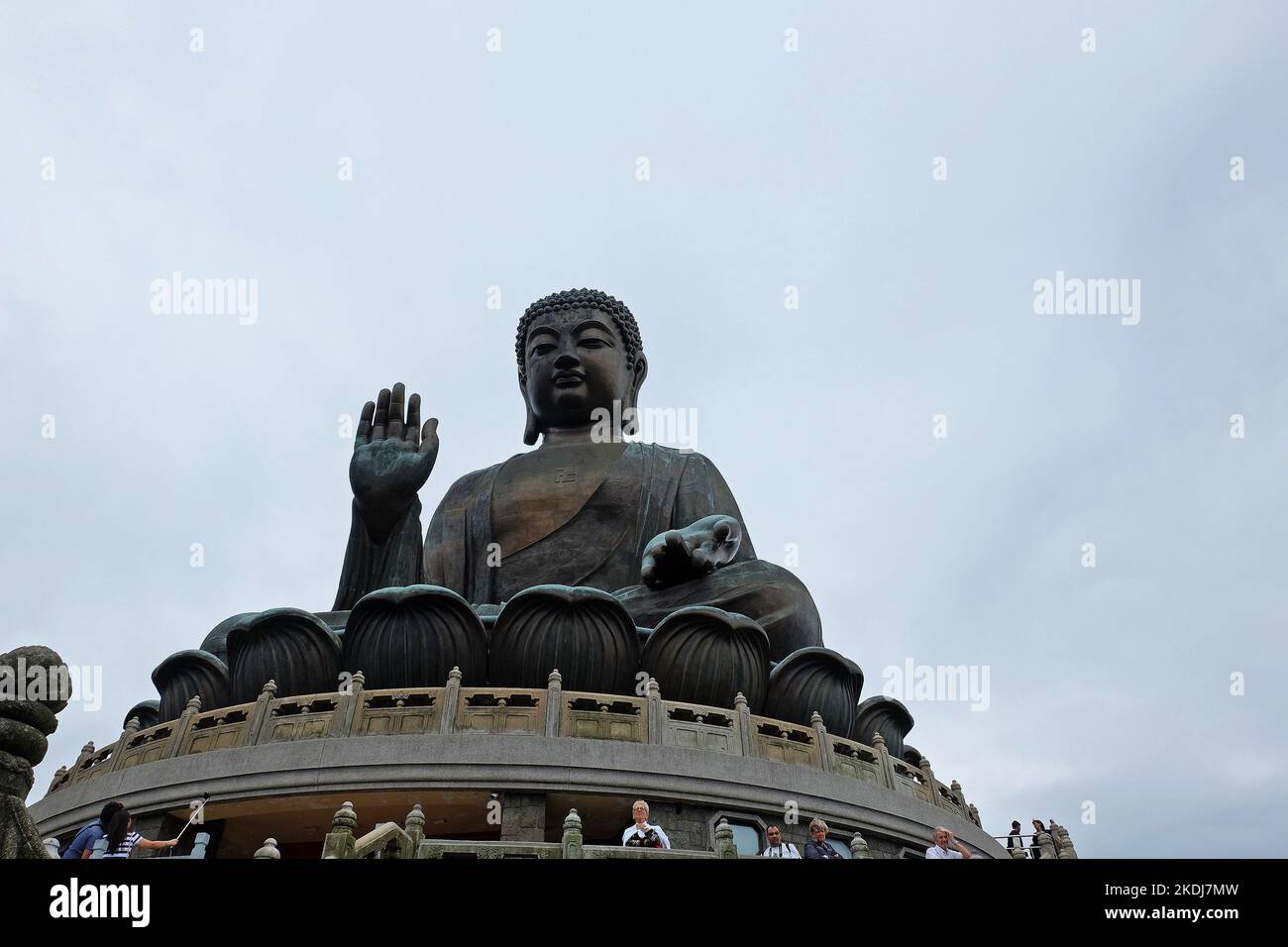 Exterior architecture and design at Tian Tan (Big Buddha) the largest ...