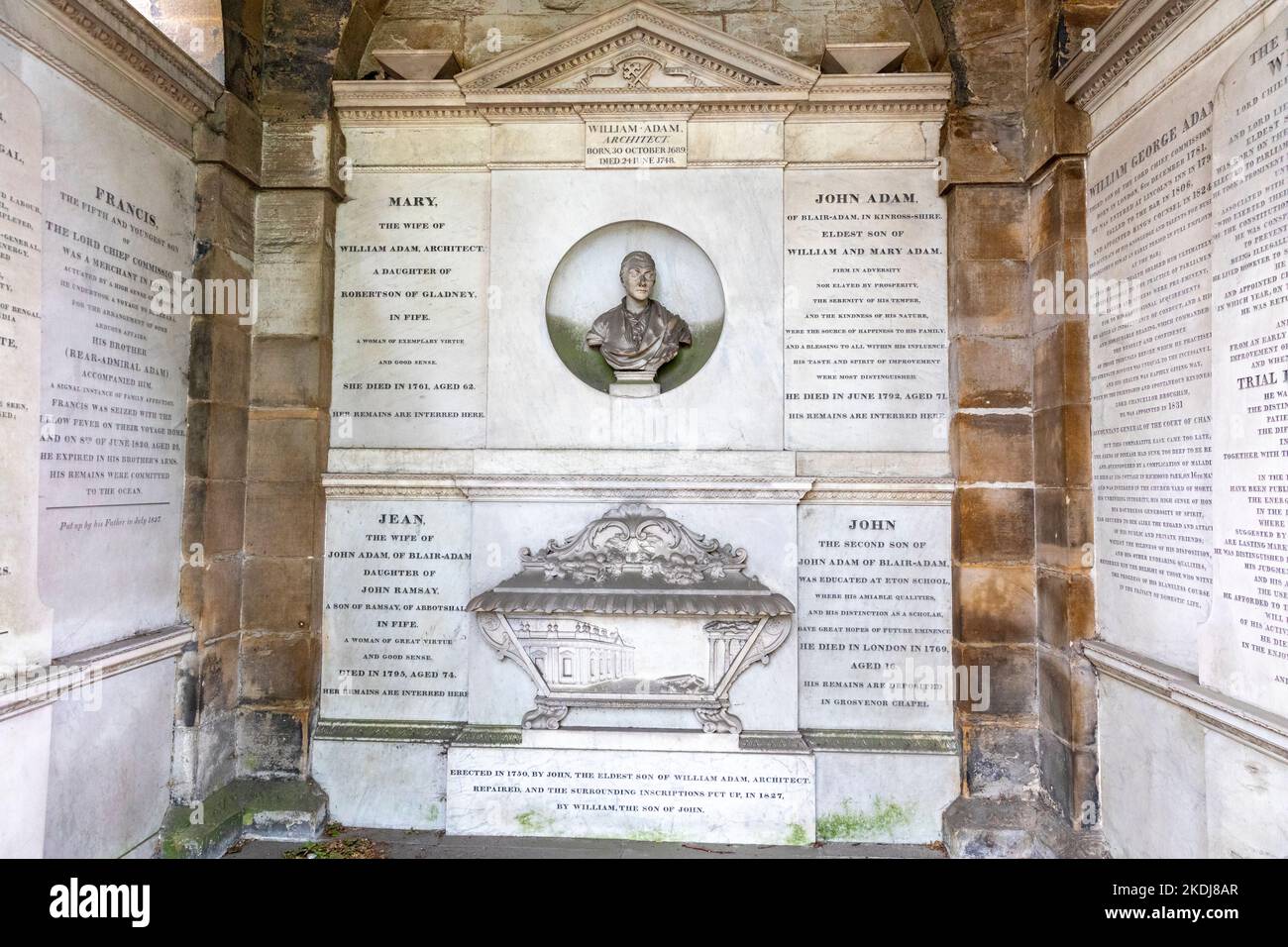 Greyfriars kirkyard kirk in Edinburgh city centre,Scotland,UK,summer ...