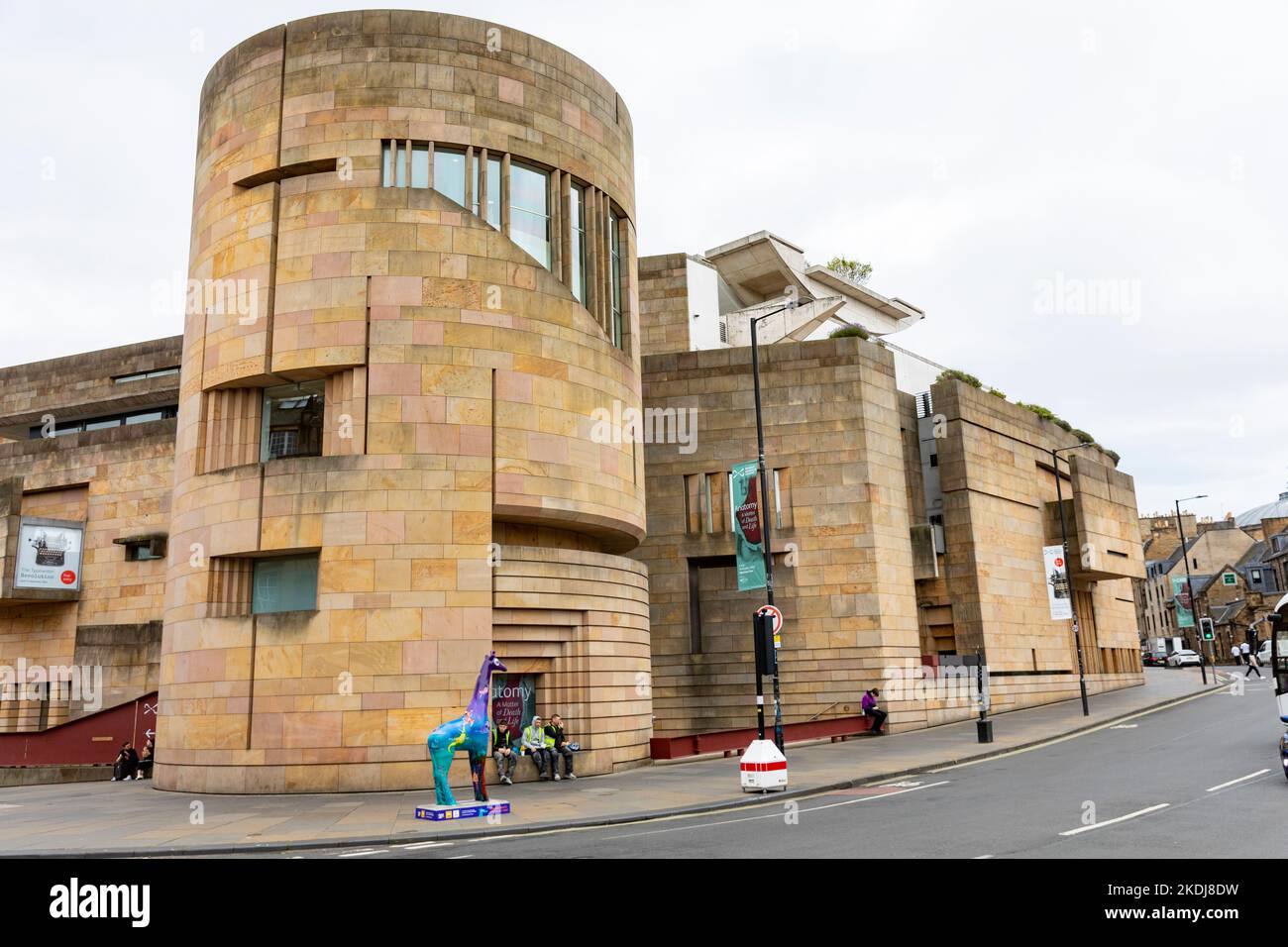 National Museum of Scotland, exterior of the museum in Edinburgh old ...