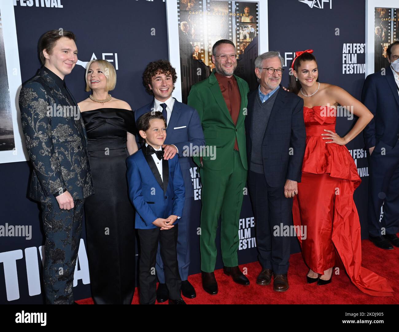 Los Angeles, USA. 06th Nov, 2022. Paul Dano, Michelle Williams, Mateo ...