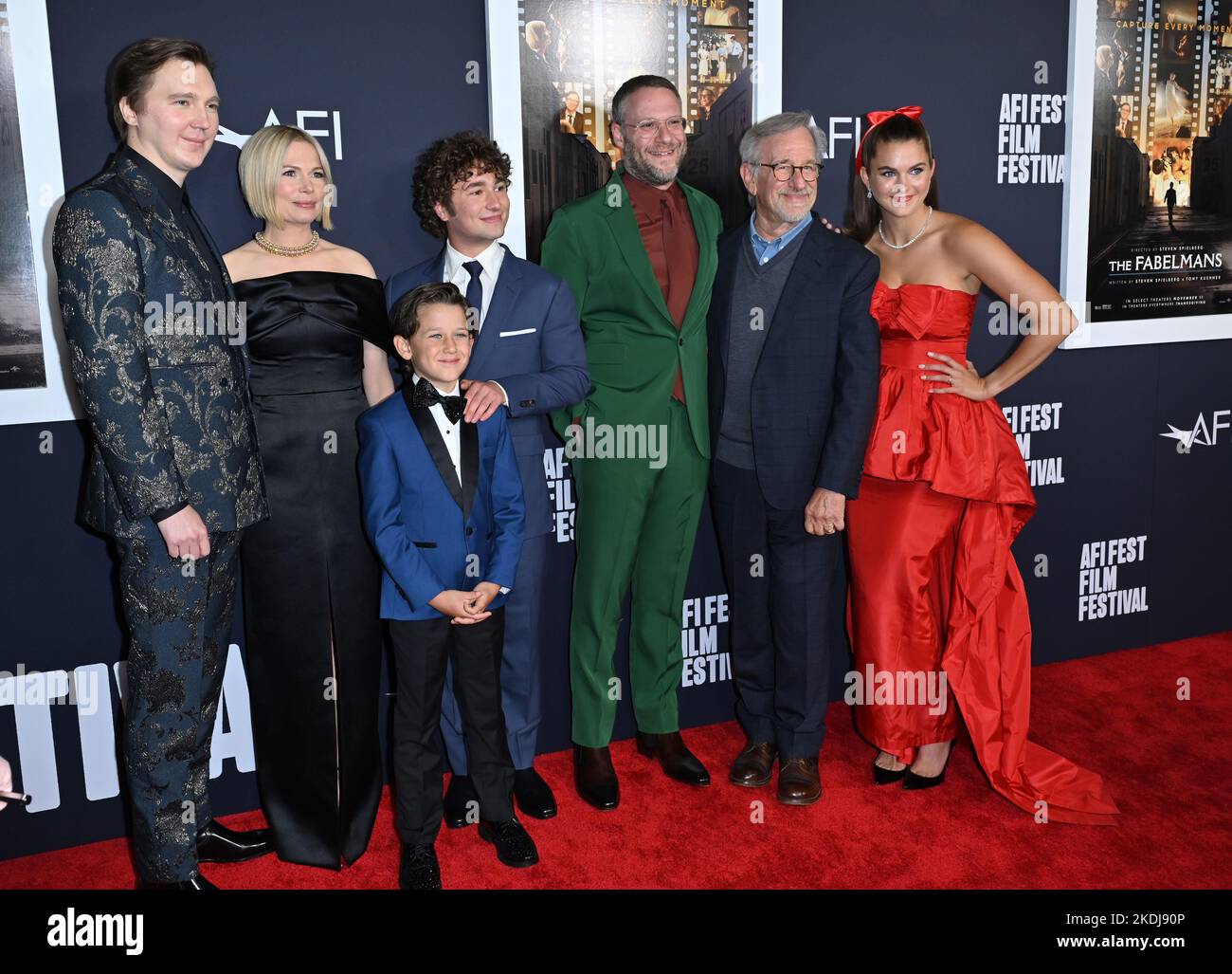 Los Angeles, USA. 06th Nov, 2022. Paul Dano, Michelle Williams, Mateo ...