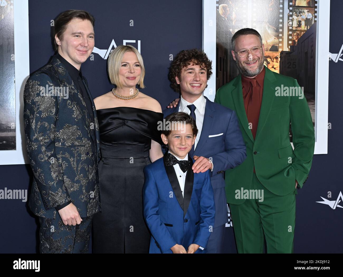 Los Angeles, USA. 06th Nov, 2022. Paul Dano, Michelle Williams, Mateo ...
