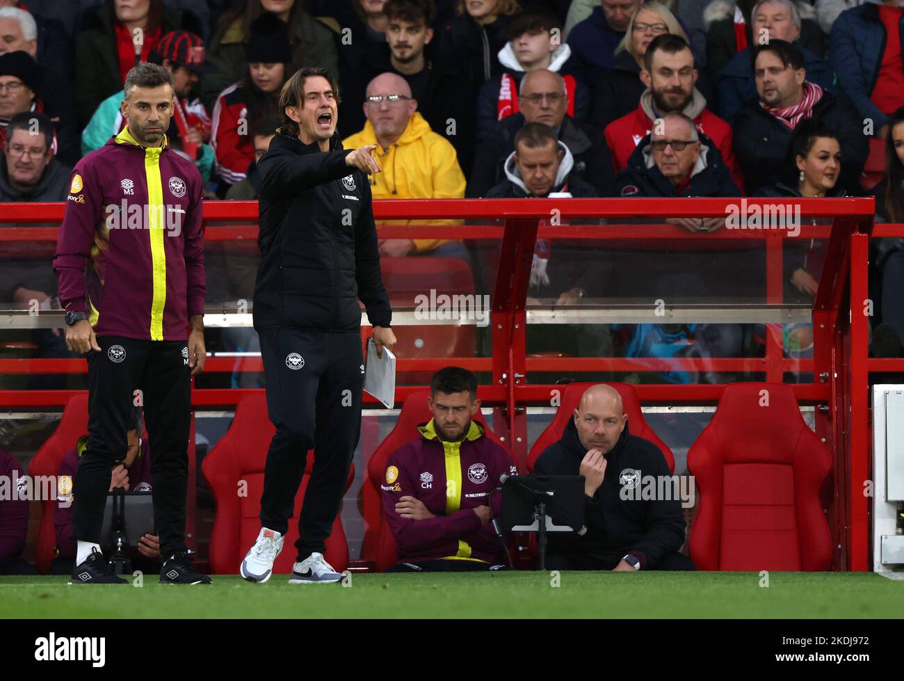 Nottingham, UK. 05th Nov, 2022. Thomas Frank (Brentford head coach) at ...