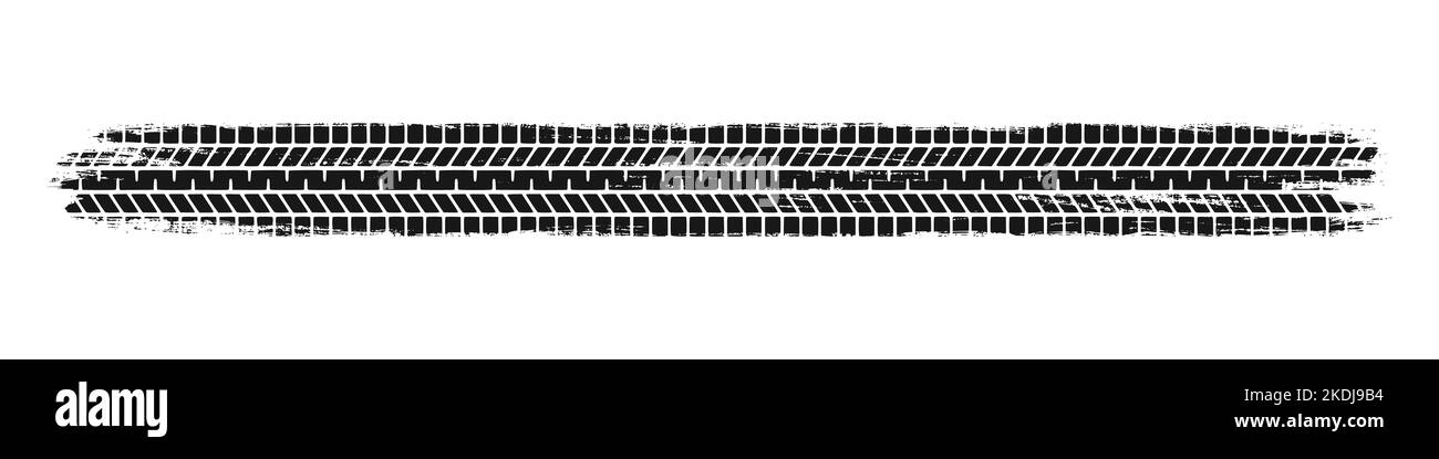 Auto tire tread grunge element. Car and motorcycle tire pattern, wheel ...