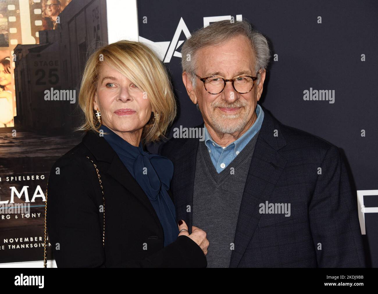 Hollywood, USA. 06th Nov, 2022. Kate Capshaw and Steven Spielberg ...