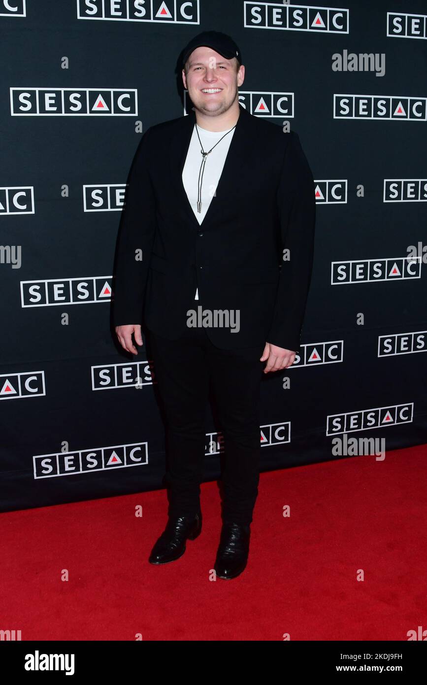 06 November 2022 - Nashville, Tennessee - Spencer Crandall. 2022 SESAC ...