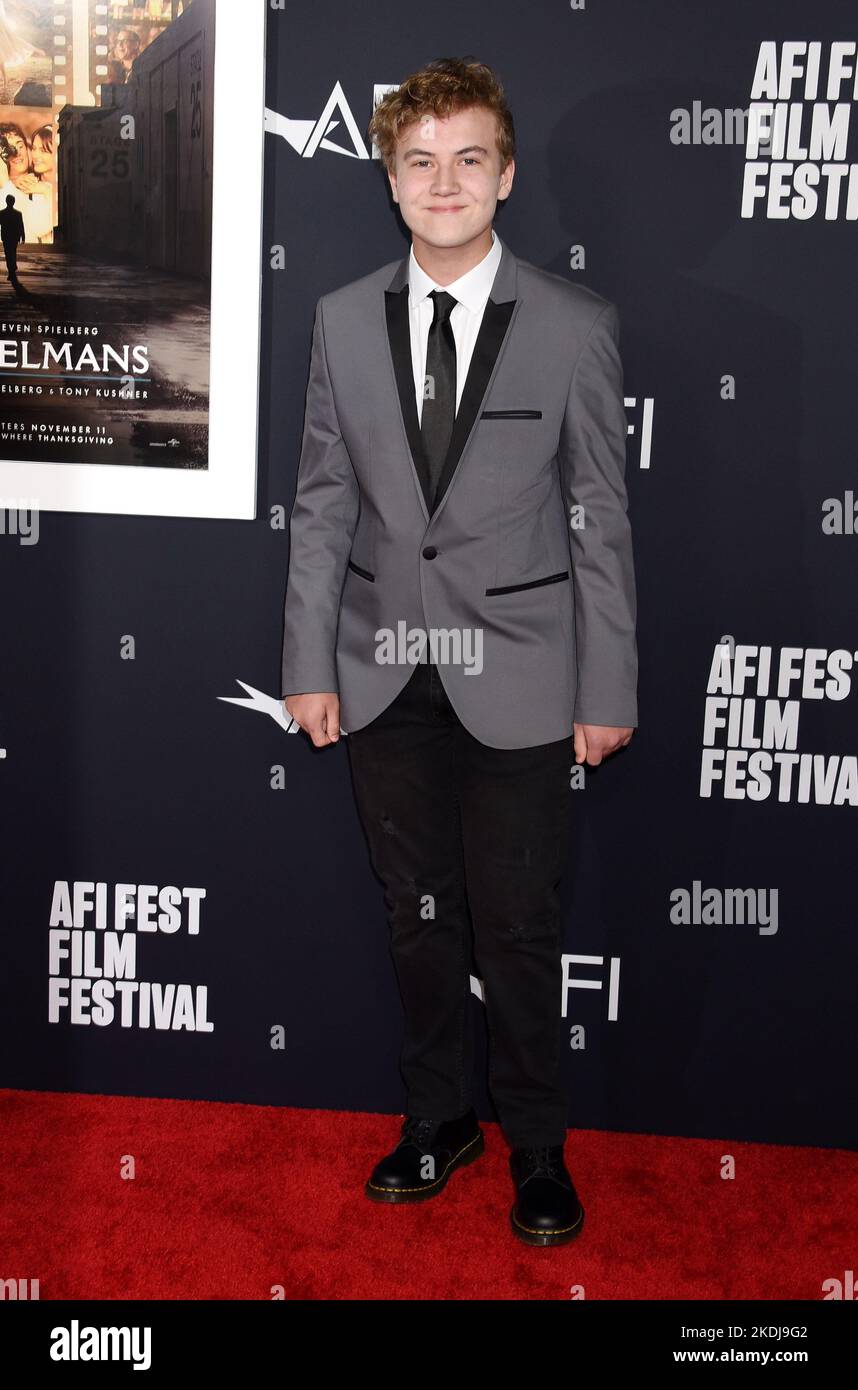Hollywood, USA. 06th Nov, 2022. Cooper Dodson arriving at the AFI FEST ...