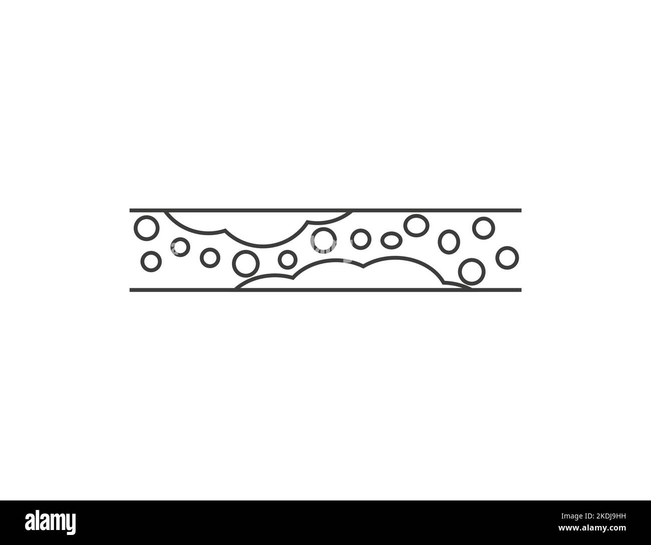 Blood, cholesterol, vessel icon. Vector illustration Stock Vector Image ...