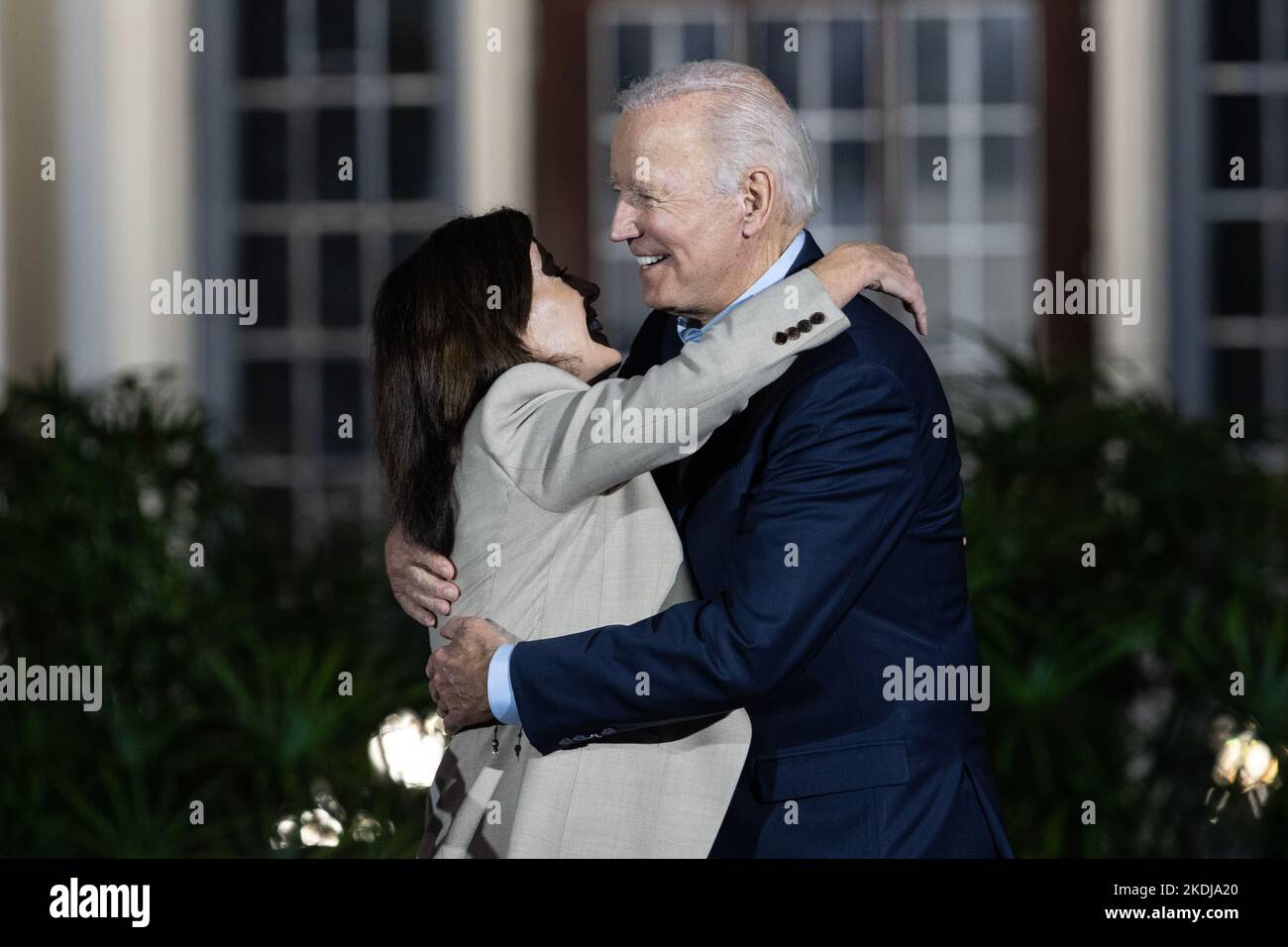 President Joseph Biden Jr. and Governor Kathy Hochul rally during ...