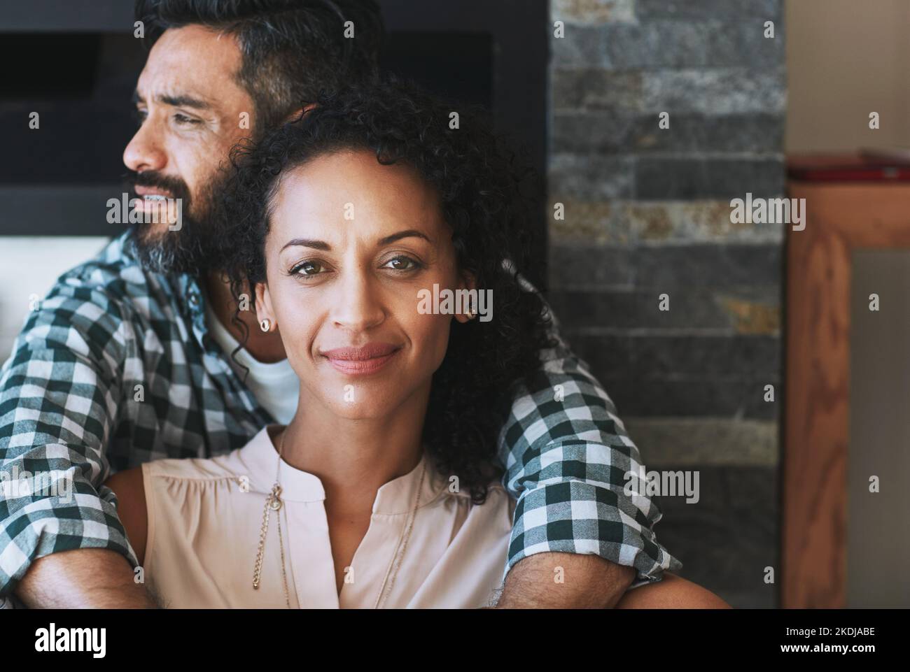 Build a life that makes you happy. Portrait of a happy laid-back couple ...