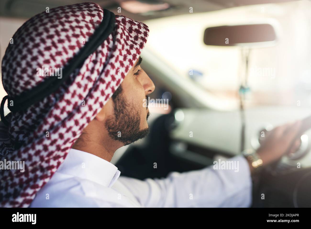 Millionaires go the extra mile for success. a young muslim businessman ...