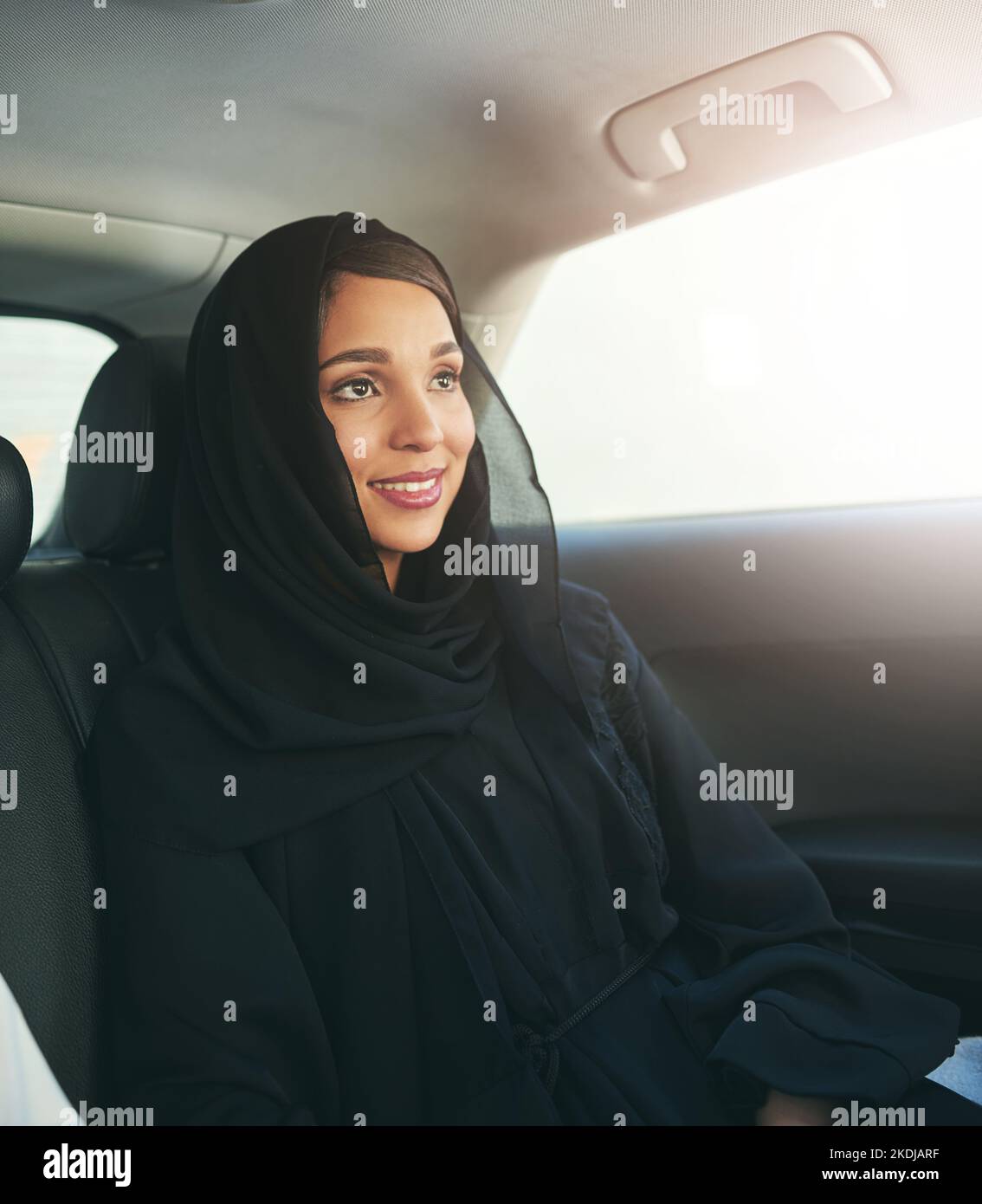 Getting to where shes going in comfort and style. a young muslim ...