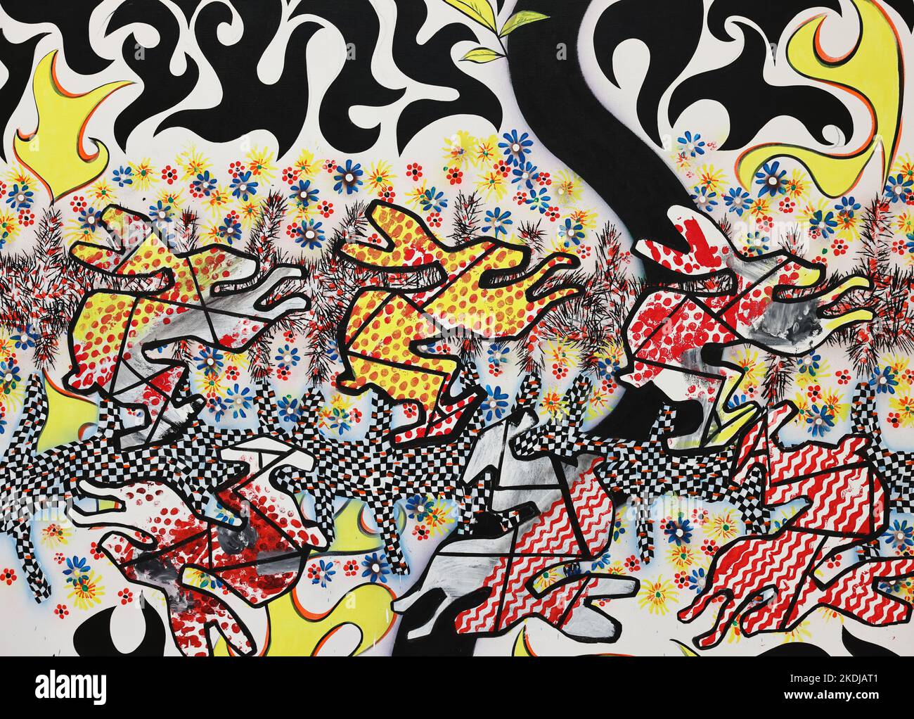 Venice, Italy - September 6, 2022: 59th Venice Art Biennale in Venice ...