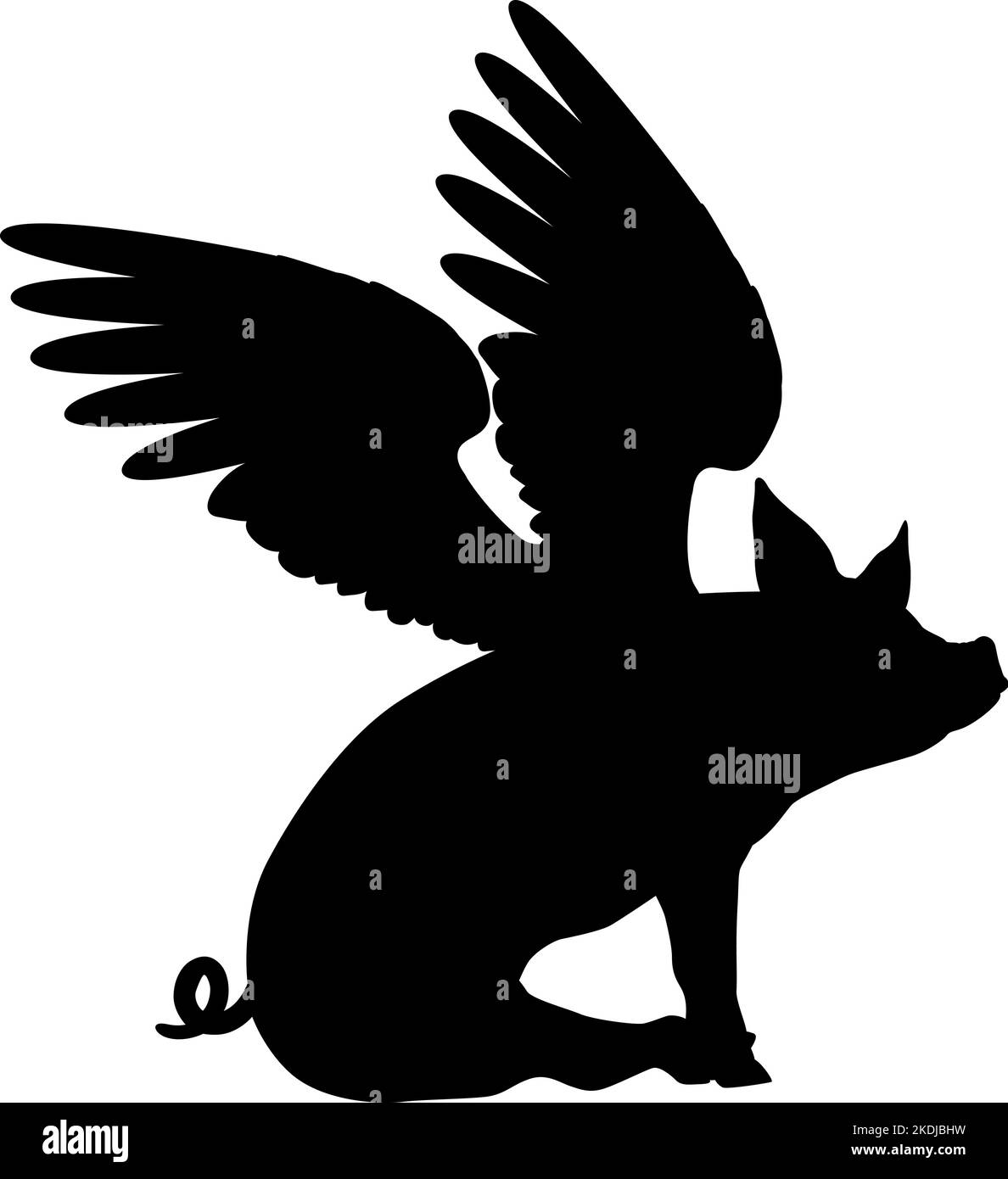 If pigs could fly Stock Vector Images - Alamy