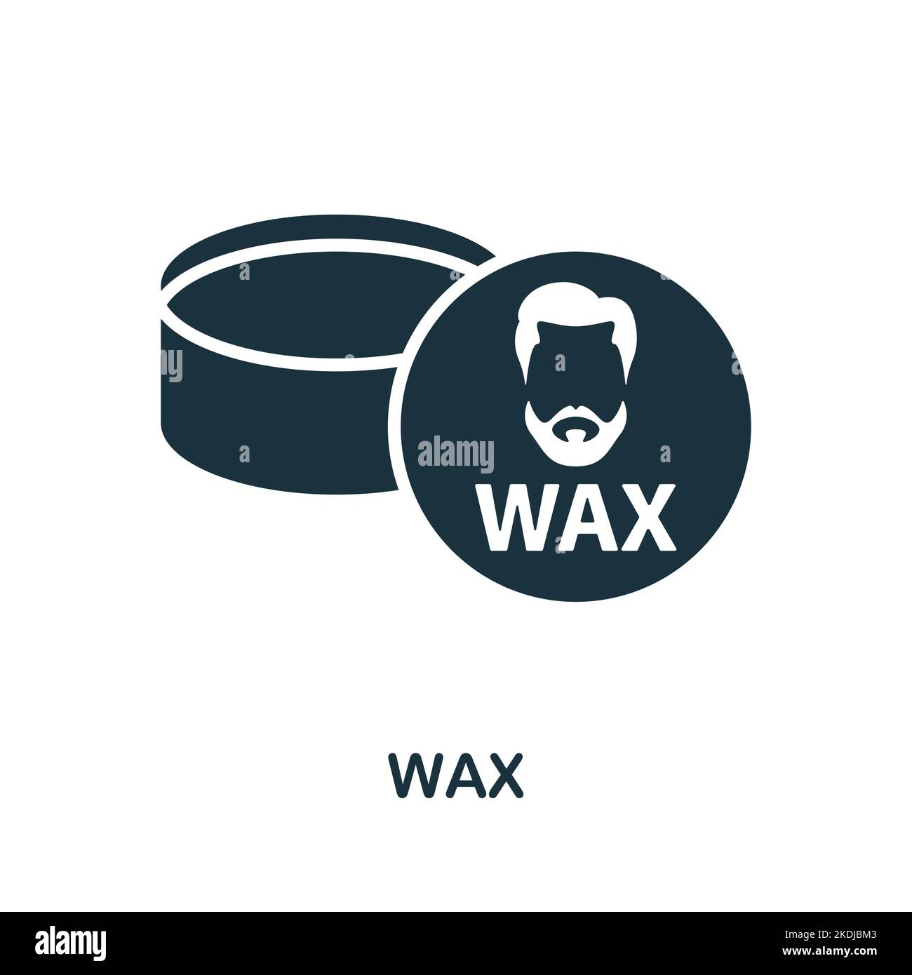 Wax icon. Monochrome simple Barber Shop icon for templates, web design ...