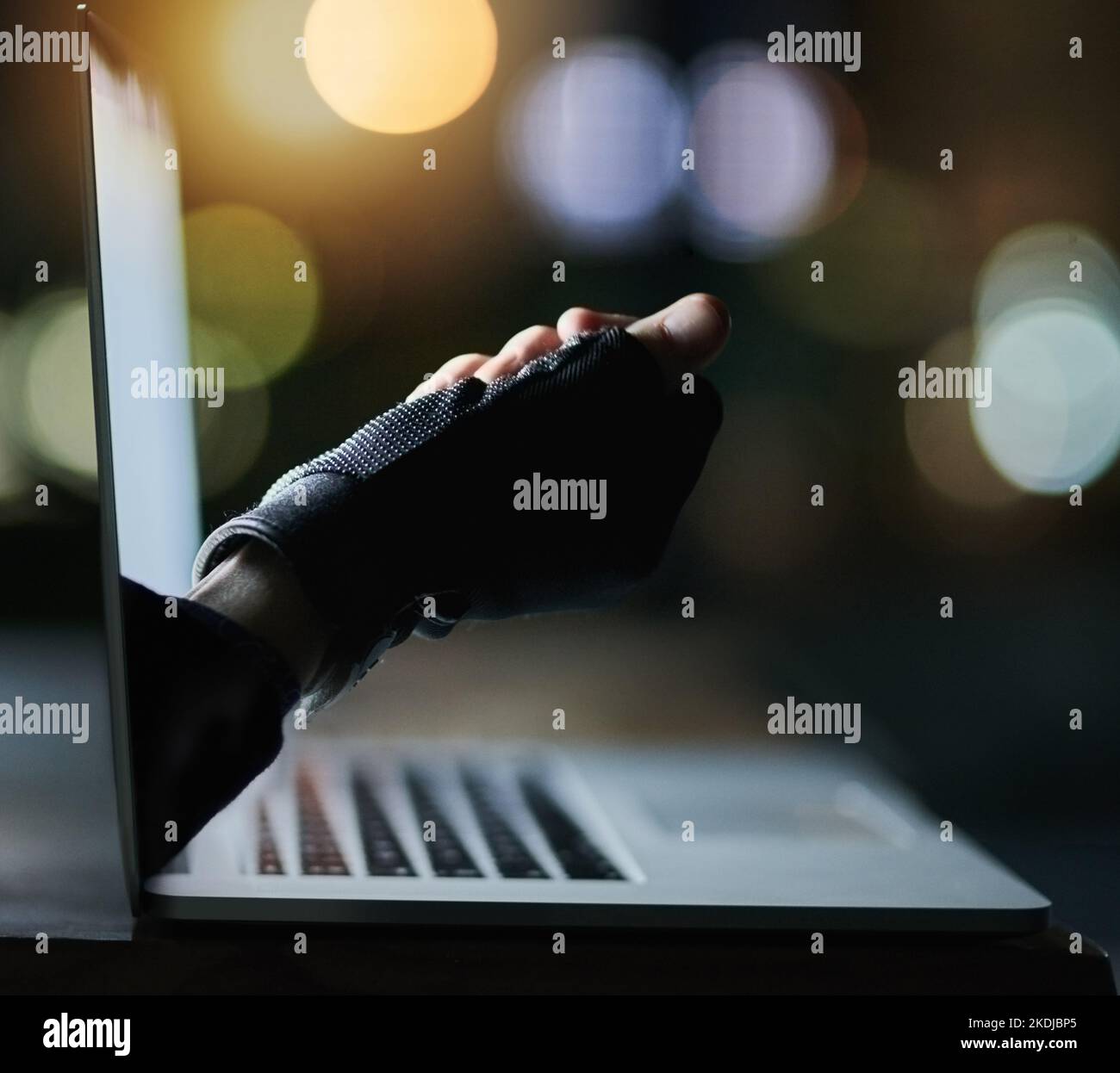 Technology can become your worst enemy. a hackers disembodied hand ...