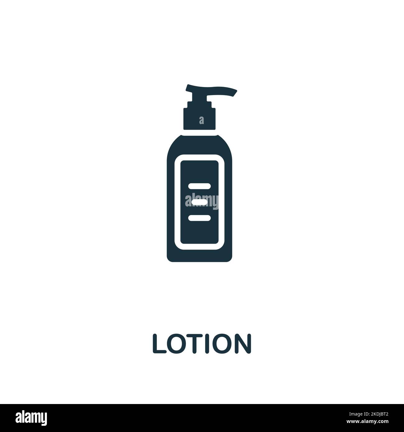 Lotion icon. Monochrome simple Barber Shop icon for templates, web ...