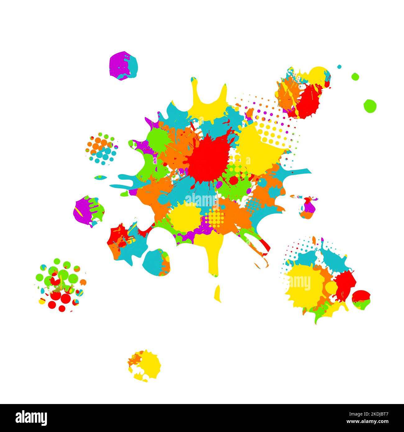 Colored blot object. Vector illustration Stock Vector Image & Art - Alamy