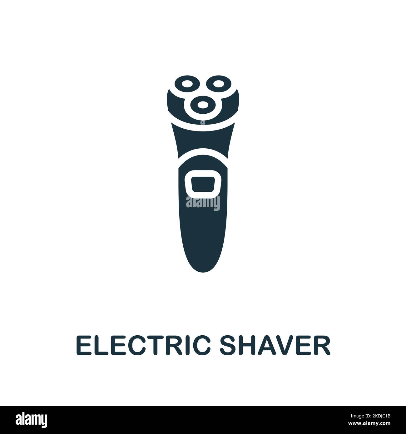 Electric Shaver icon. Monochrome simple Barber Shop icon for templates ...