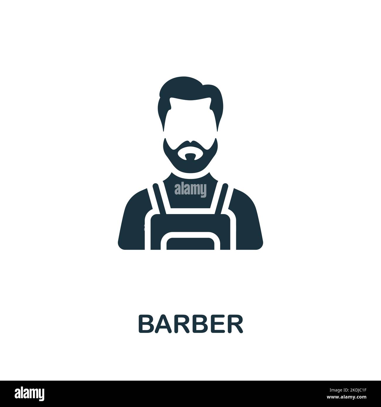 Barber icon. Monochrome simple Barber Shop icon for templates, web ...