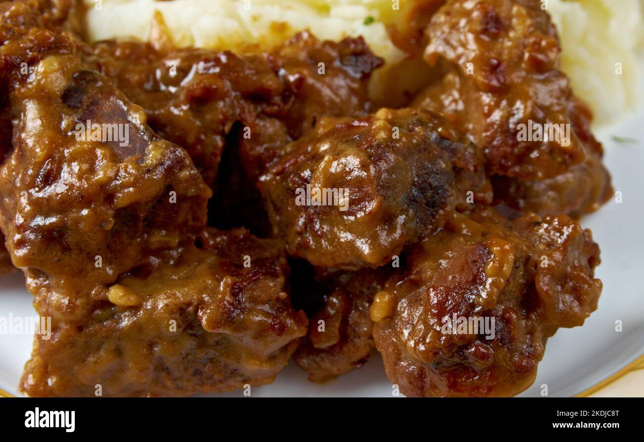 Tassot Cabrit - traditional Haitian dish made with goat meat or beef ...