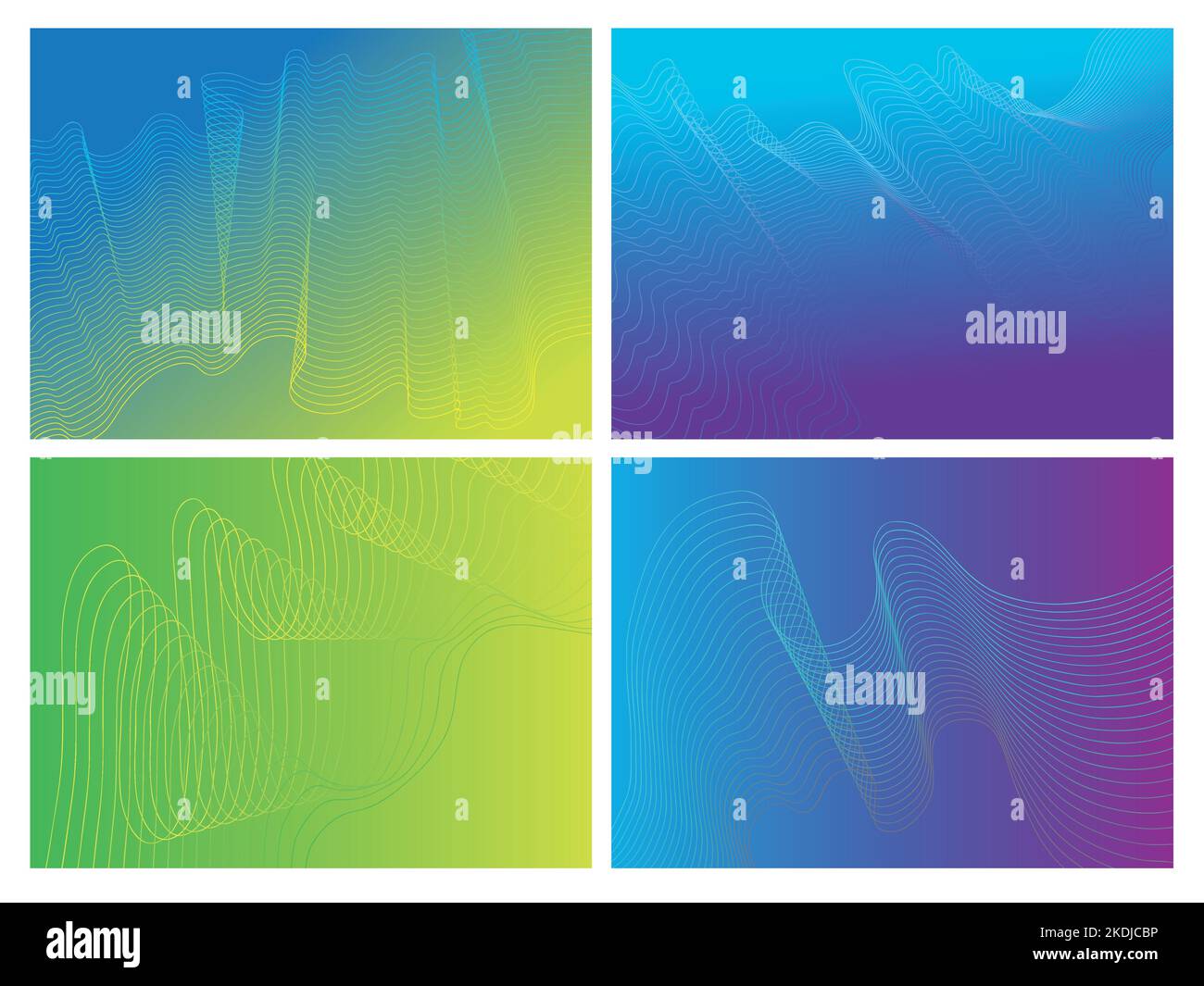 Set of Vector abstract backgrounds. Modern geometric graphics with ...