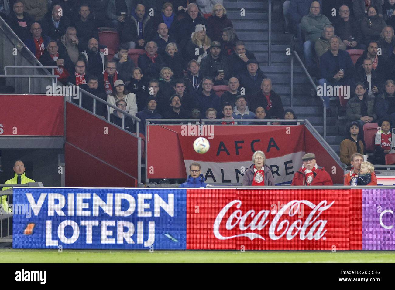 AMSTERDAM, 06-11-2022, JohanCruyff Stadium. Dutch football, Eredivisie ...