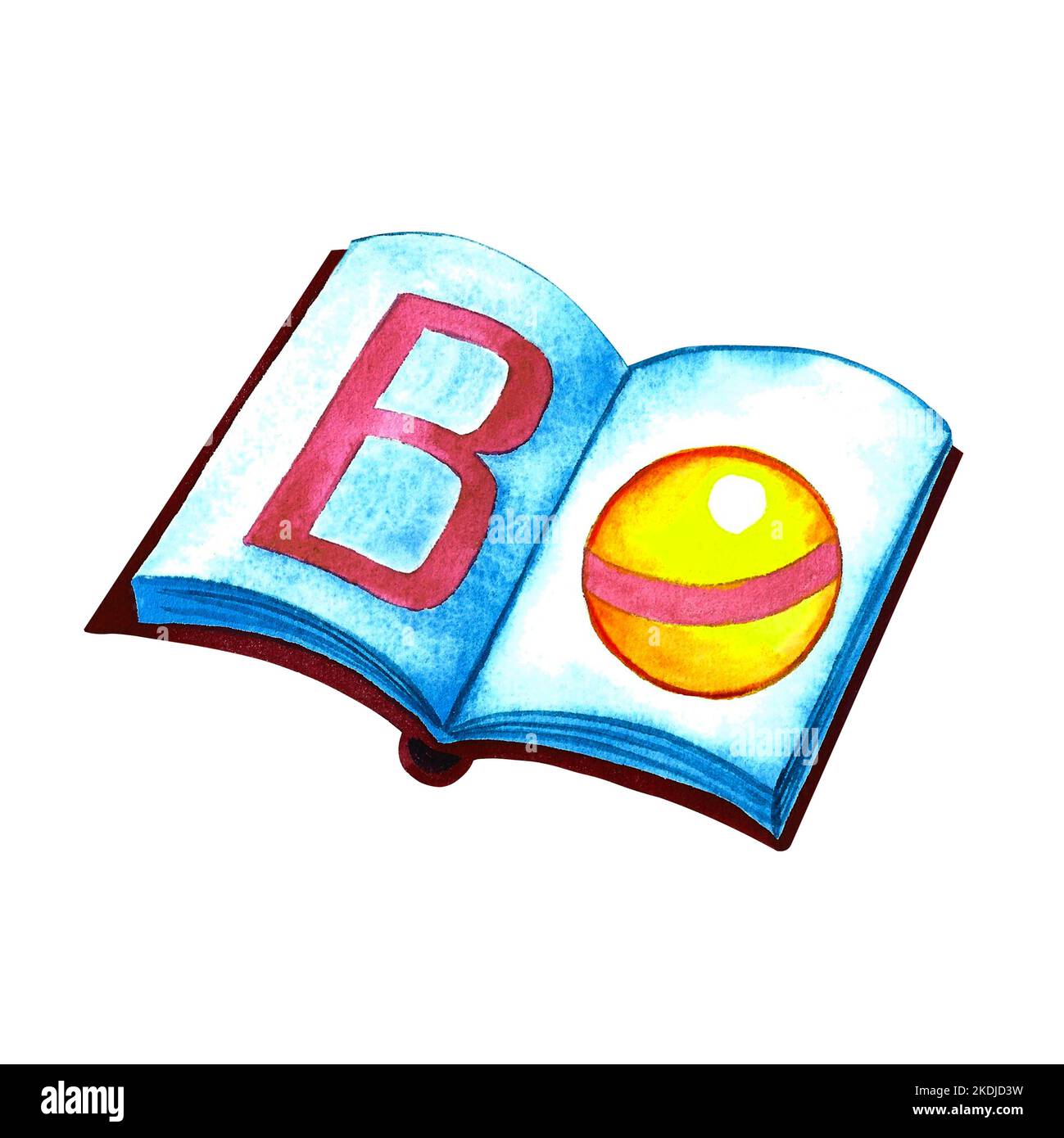 Alphabet book design hi-res stock photography and images - Alamy