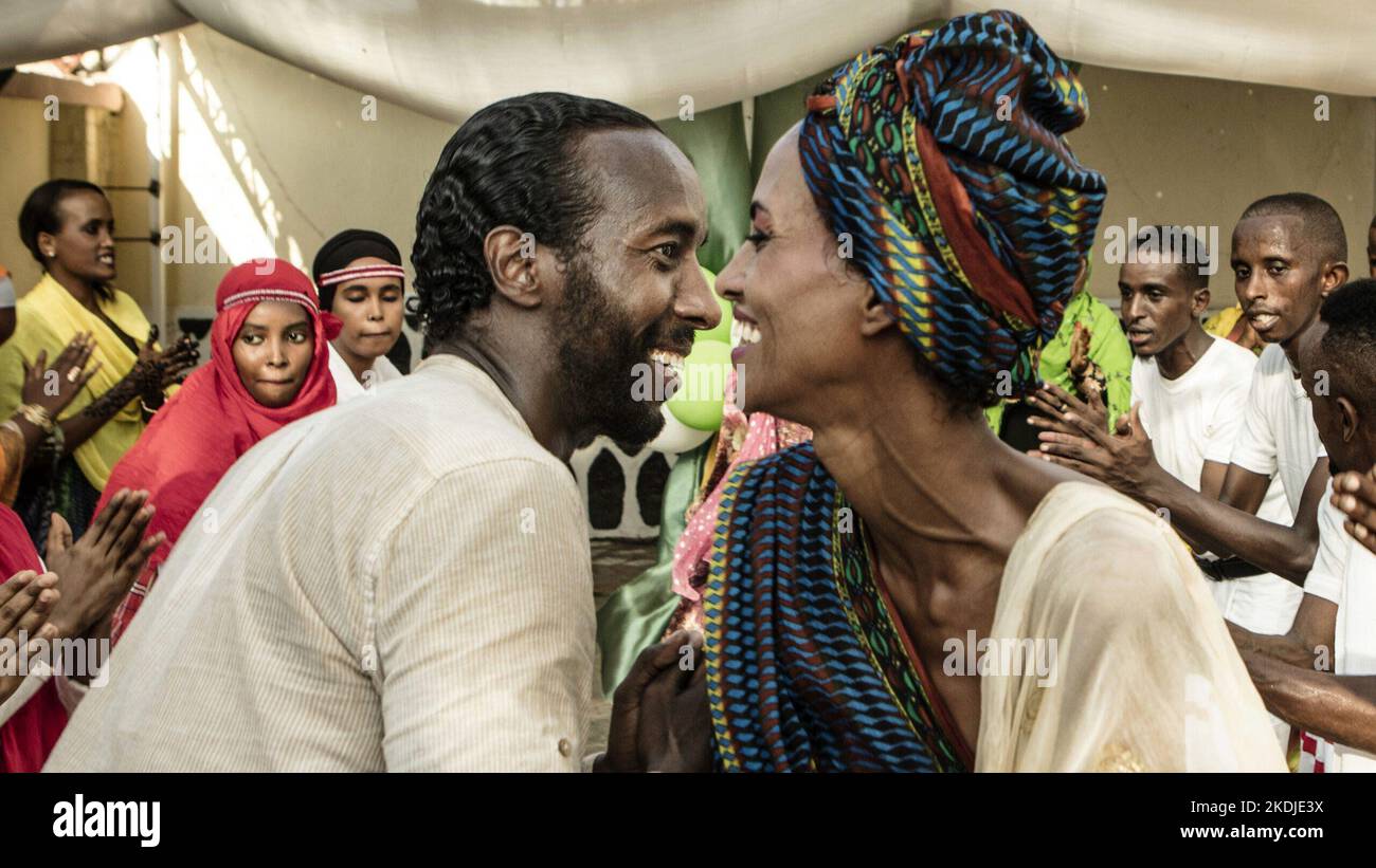 YASMIN WARSAME and OMAR ABDI in THE GRAVEDIGGER'S WIFE (2021) -Original ...