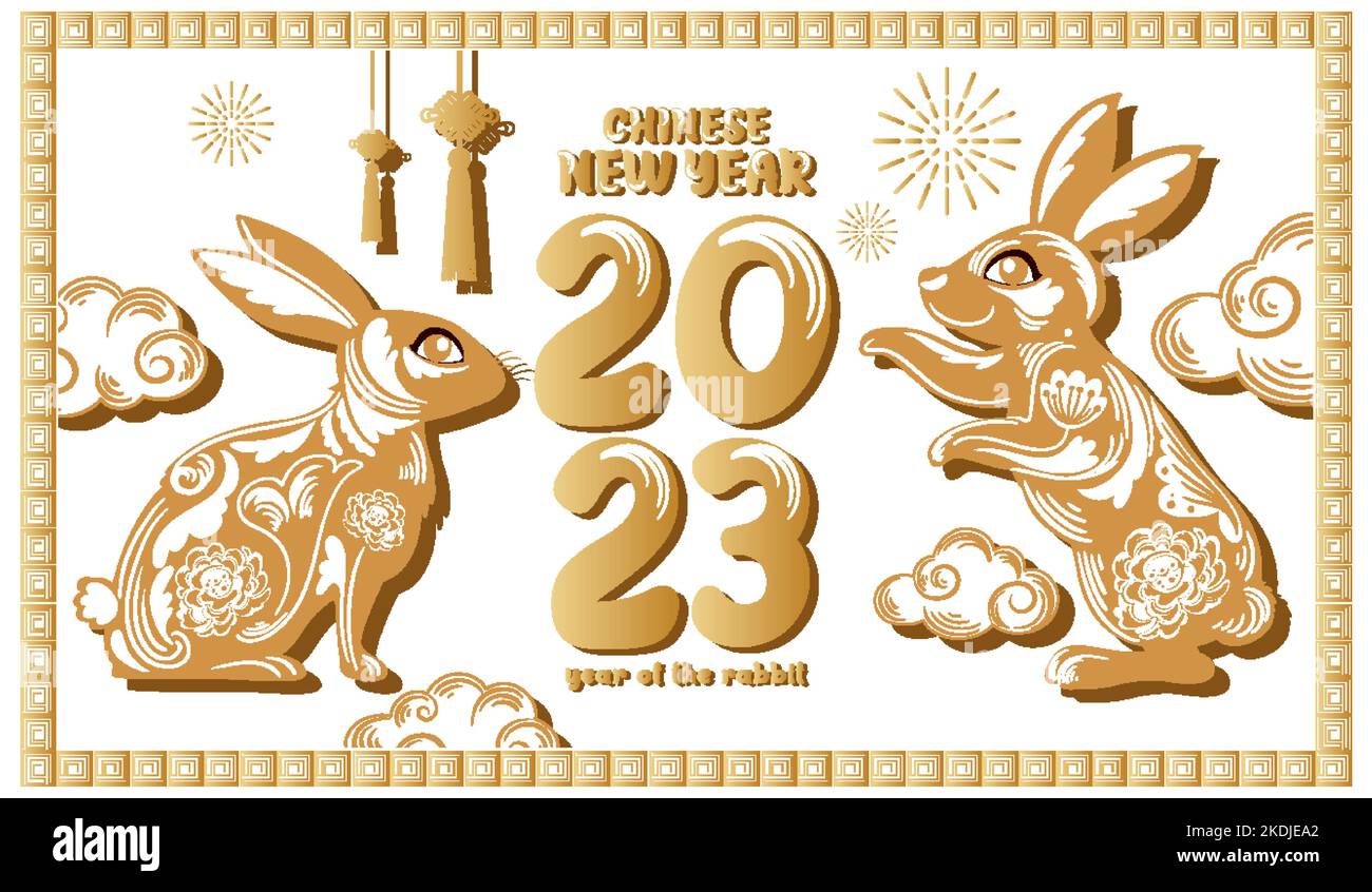 Happy Chinese New Year 2023 illustration Stock Vector Image & Art - Alamy