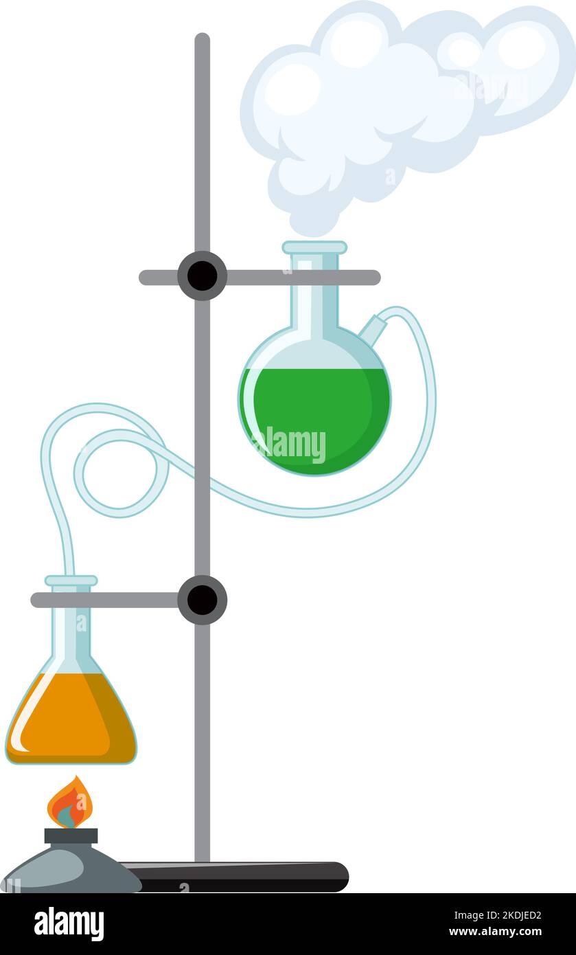 Science tools and equipments isolated illustration Stock Vector Image ...