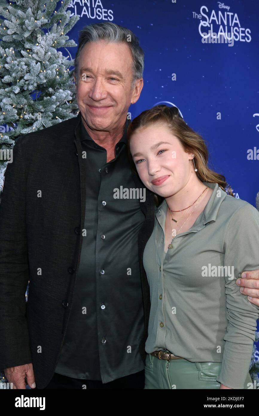 LOS ANGELES - NOV 6: Tim Allen, Elizabeth Allen Dick at The Santa ...