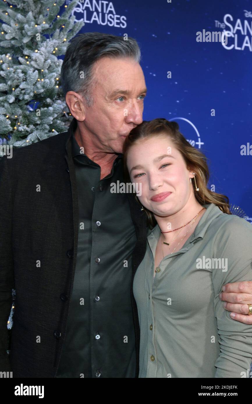 LOS ANGELES - NOV 6: Tim Allen, Elizabeth Allen Dick at The Santa ...