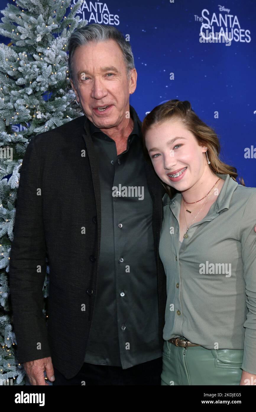 LOS ANGELES - NOV 6: Tim Allen, Elizabeth Allen Dick at The Santa ...