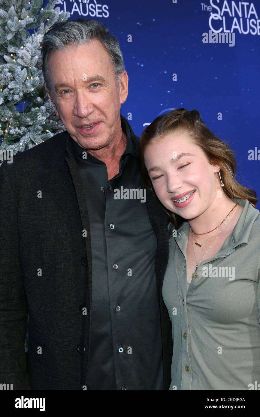 LOS ANGELES - NOV 6: Tim Allen, Elizabeth Allen Dick at The Santa ...