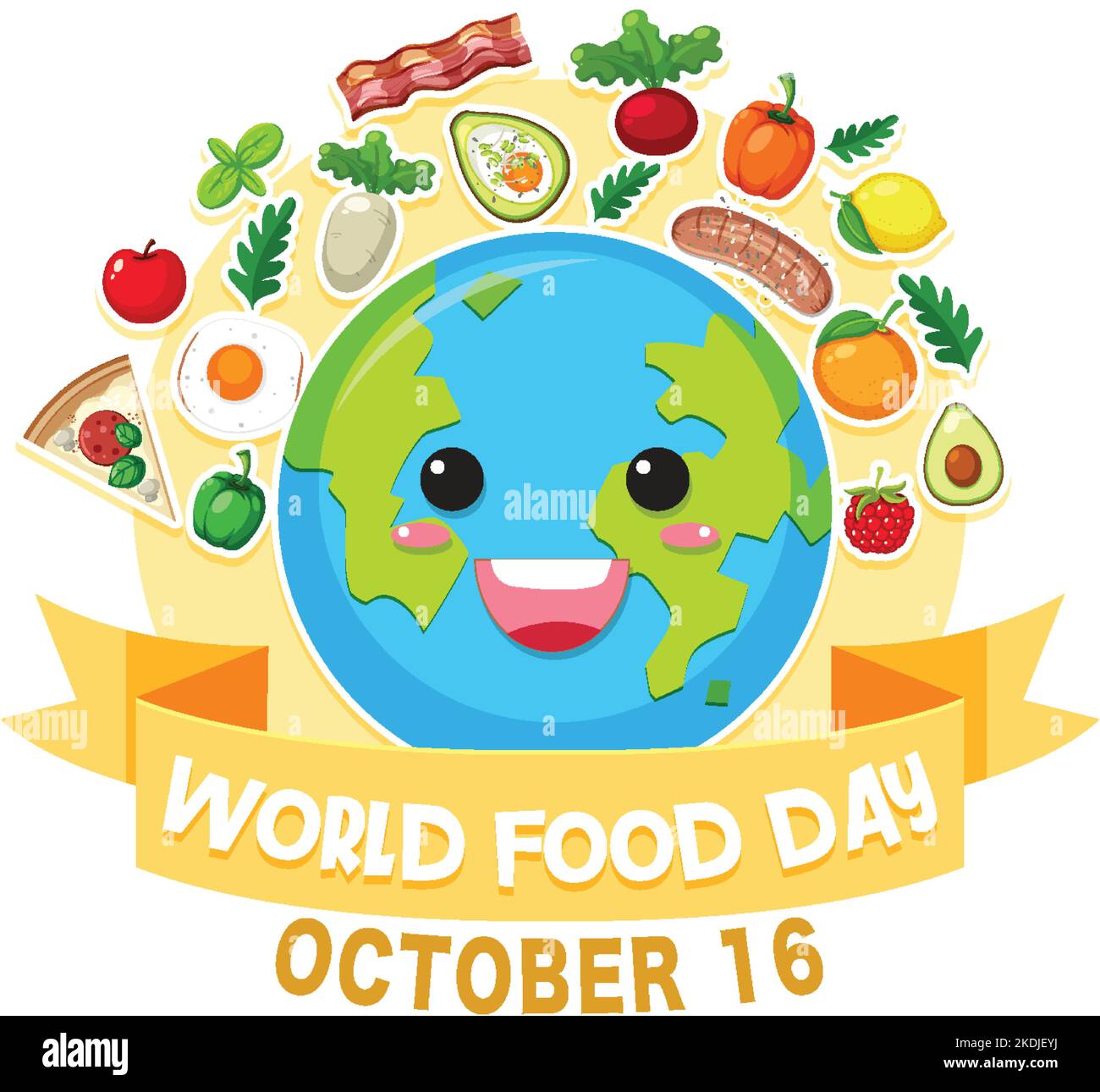 World food day text design illustration Stock Vector Image & Art - Alamy