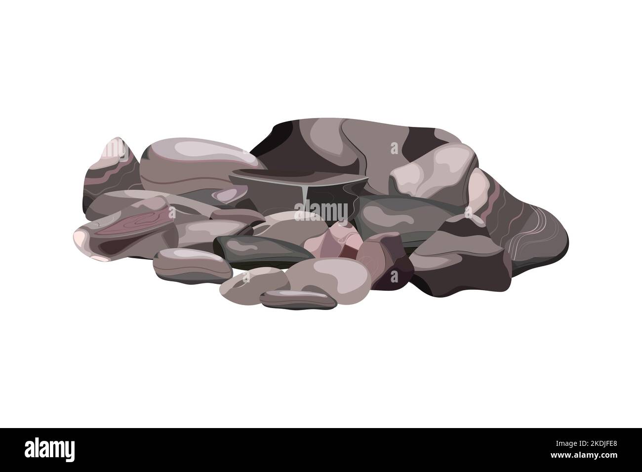 Coastal pebbles,cobblestones,gravel,minerals and geological formations ...